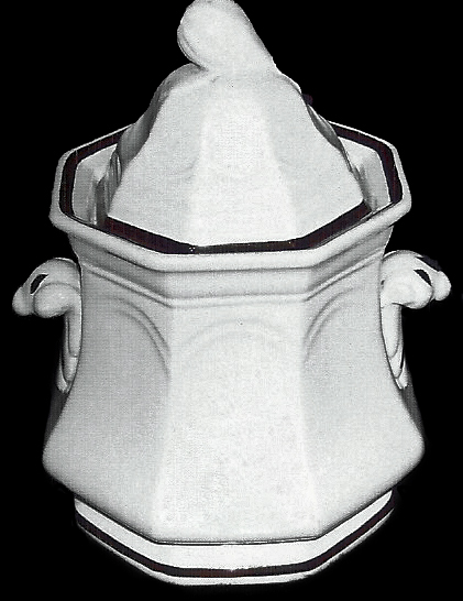 Clementson - Augusta Shape - LB - Sugar Bowl | Tea Leaf Identification ...